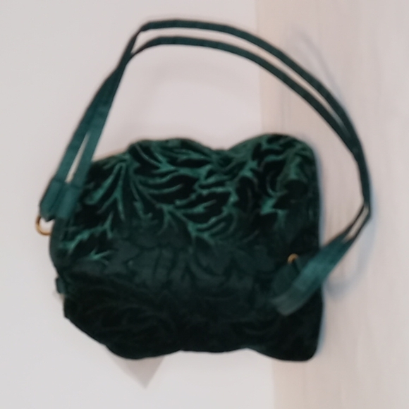 Sears | Bags | Sears Dark Green Velvet Tandem Bag Regency Collection ...